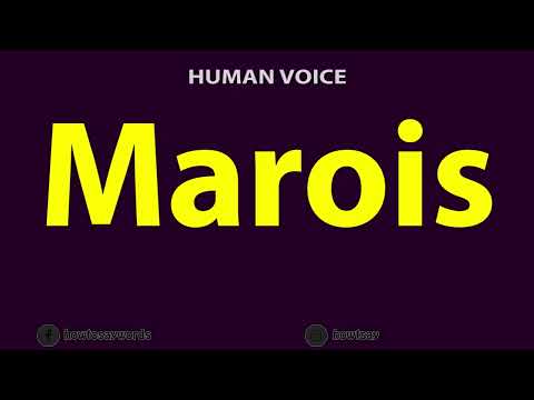 How to Pronounce Marois