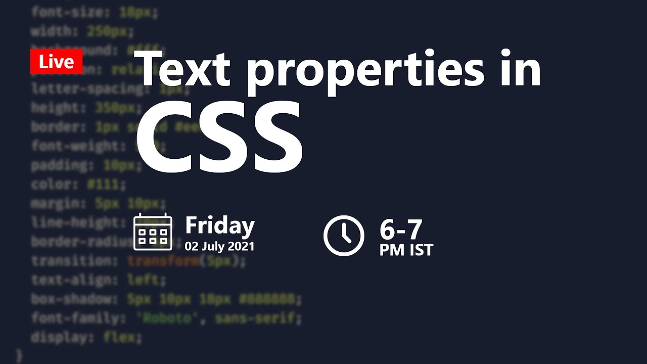 Text properties in CSS | GeeksforGeeks School