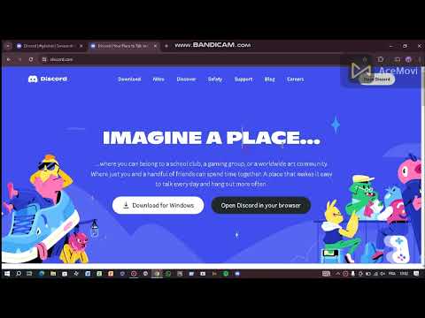 how to open Discord on the browser and create a shortcut to it on the desktop#discord