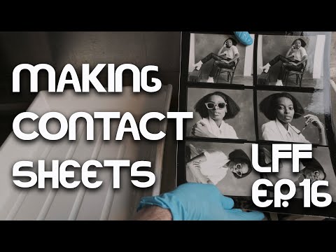 Making LF Contact Sheets -- Large Format Friday