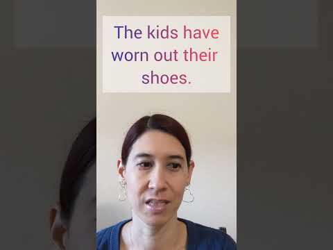 Learn English Phrasal Verbs- 4: WEAR OUT #shorts