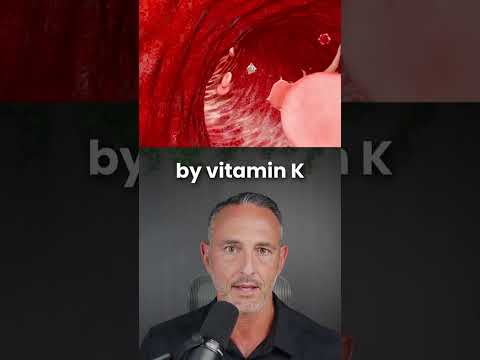 How Vitamin K “activates” blood clotting. #vitamink2 #dietarysupplement #circulatorysystem