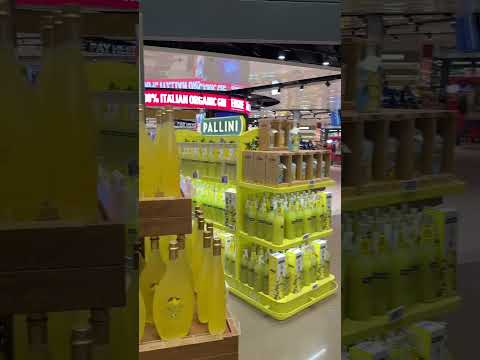 Rome Fiumicino Airport Duty Free Italy #italy #rome #dutyfree #fiumicino #shopping #limoncello