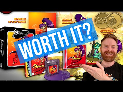 Shantae GBC Collectors Edition - Limited Run Games - Unboxing / Review