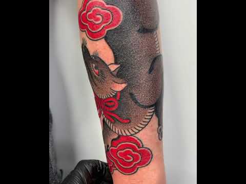 Japanese Fox (Kitsune) Tattoo