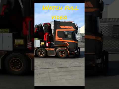 π΄ SCANIA R730 CRANE CHASSIS 8X4 #ets2 #mod #truck #scania #games #eurotrucksimulator2 #v8