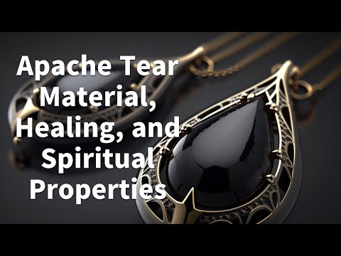 Apache Tear Material, Healing, and Spiritual Properties