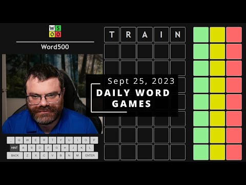 Word500 and other daily games! - Sept 25, 2023