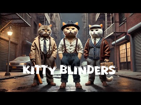 Peaky Blinders - these cats mean business! #cats #peakyblinders #aicat #cutecats #aiart