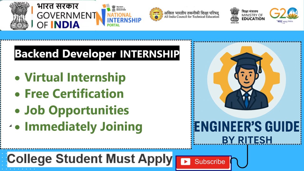 Backend Developer Internship – Python, Java, Node.js | 3 Months (Remote/Hybrid)