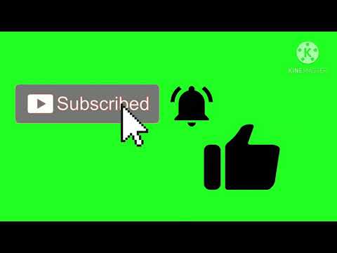 Like and Subscribe green screen for Youtube Videos