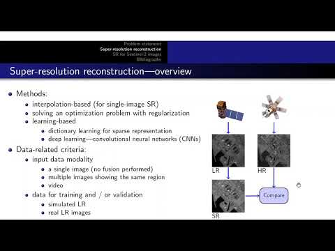 186 AI4EO Methods, Algorithms-2, Deep learning for super resolution of Sentinel 2 images