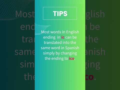 More quick English to Spanish Translation tips! #shorts #learnspanish
