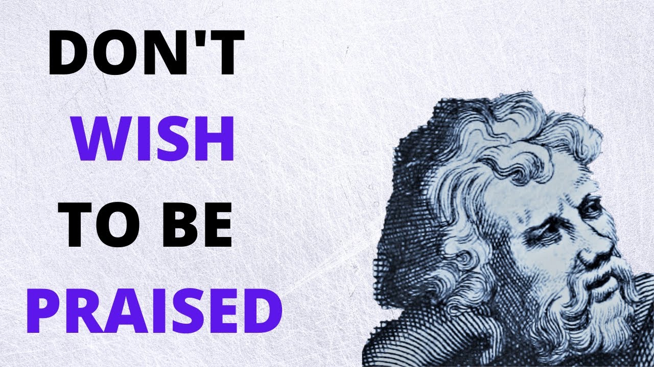 EPICTETUS  - Indifference to Compliments - Stoic Quotes - Stoicism Philosophy - Enchiridion