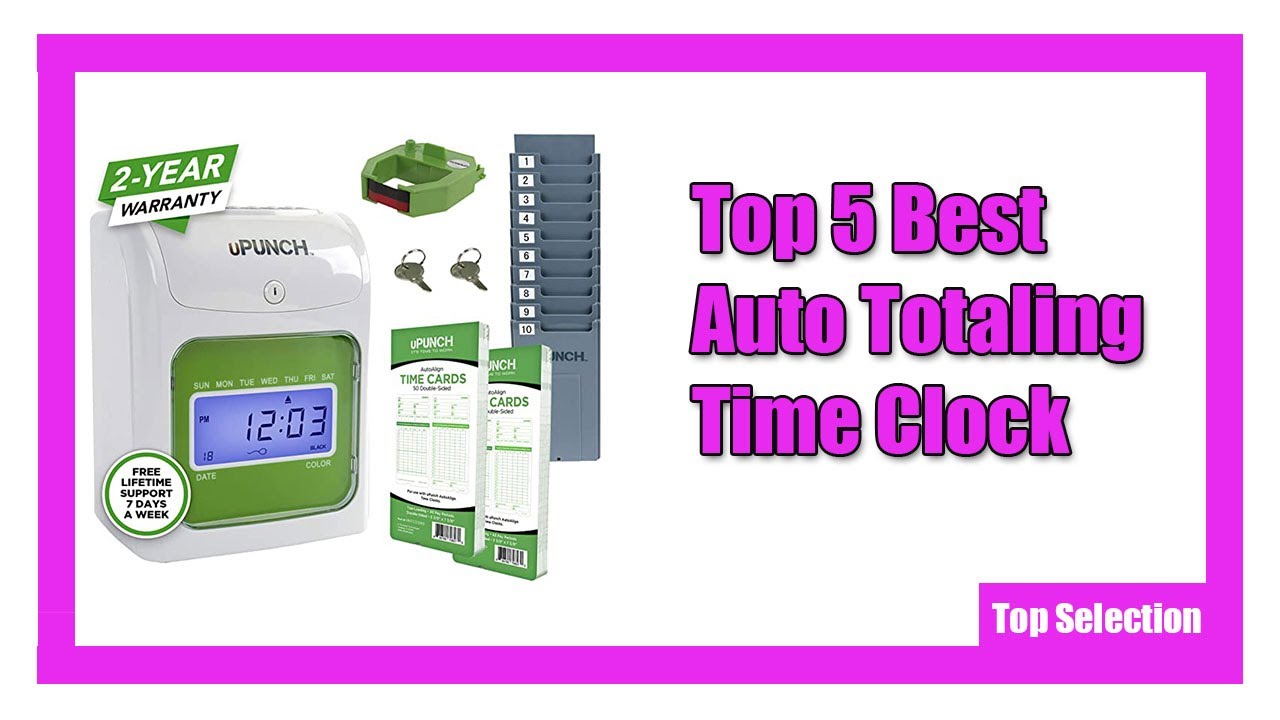 ✅ Top 5 Best Auto Totaling Time Clock