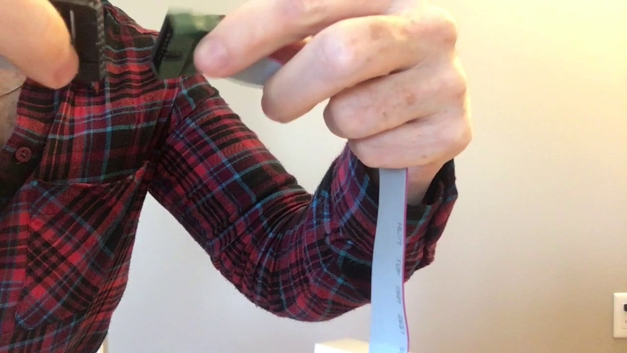 TempoTreadle How to: Attaching the Ribbon Cable