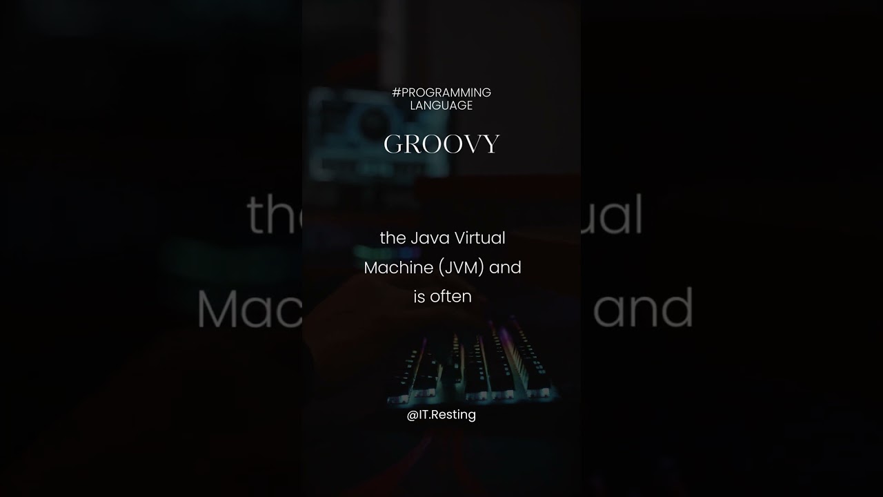 Groovy. Programming language