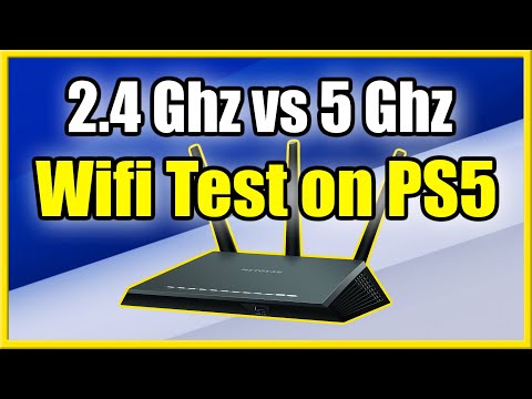 Which is Better 2.4Ghz vs 5Ghz Wifi on PS5 (Speed Test)