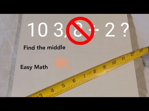 Dewalt Tape Measure (divide a board in Half)