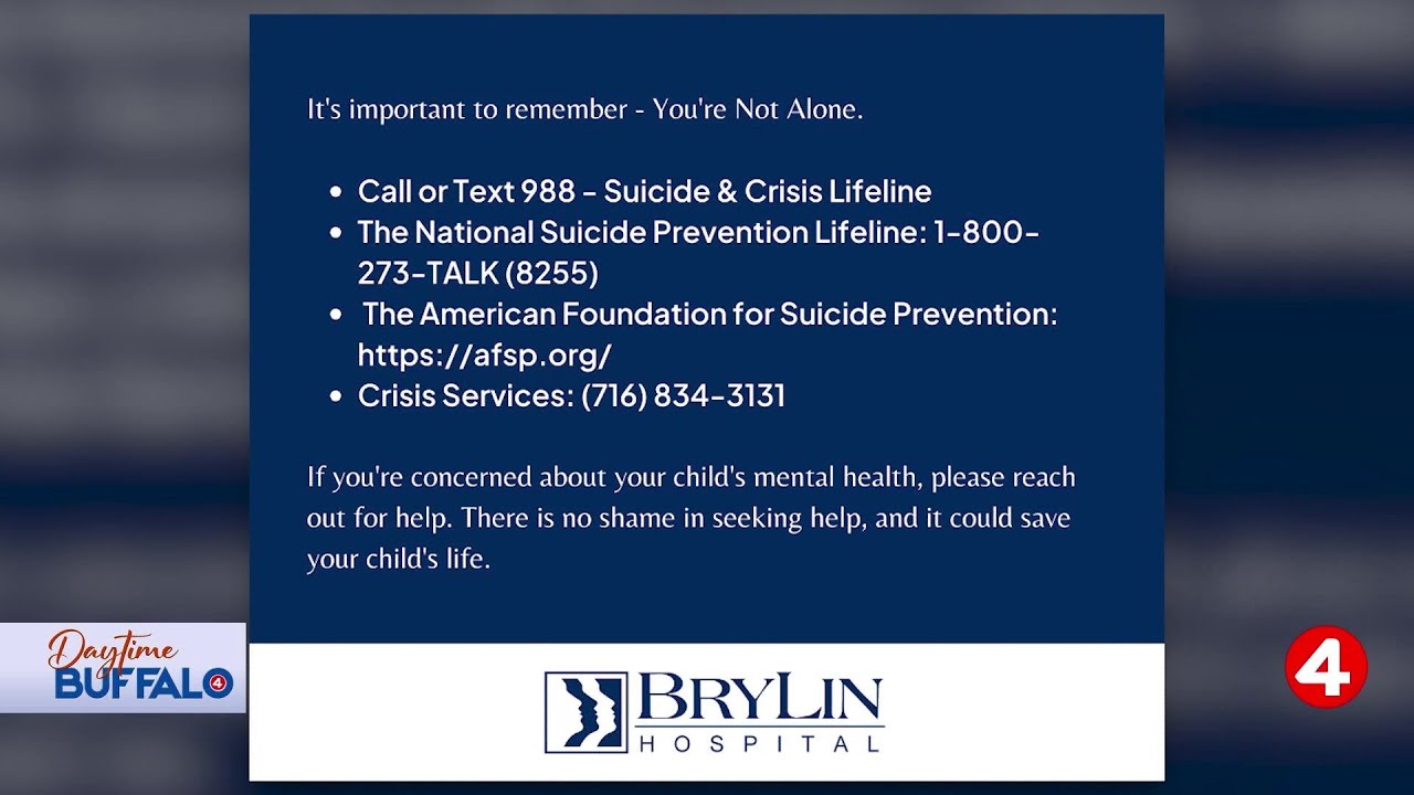 Daytime Buffalo: Suicide Prevention Awareness Month Sponsored Segment | Brylin Hospital