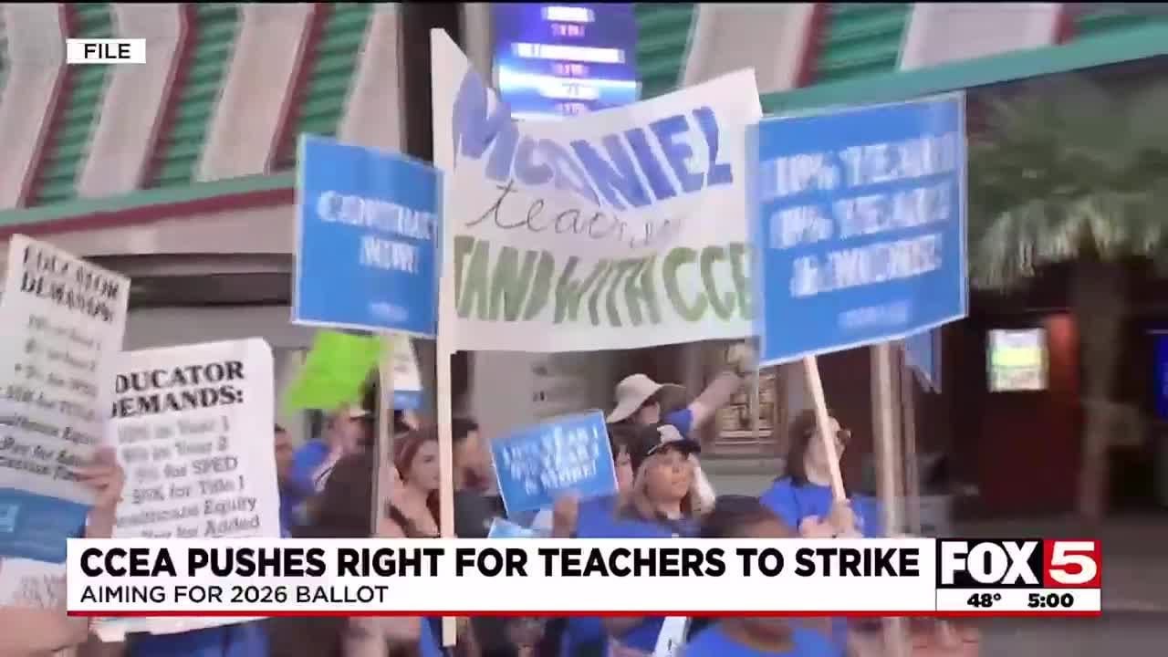 CCEA files petition to let voters decide whether teachers can strike in Nevada