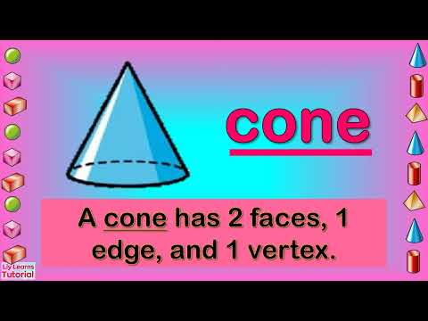 Cube, Cuboid, Cone, Pyramid, Cylinder, Sphere | Liy Learns Tutorial