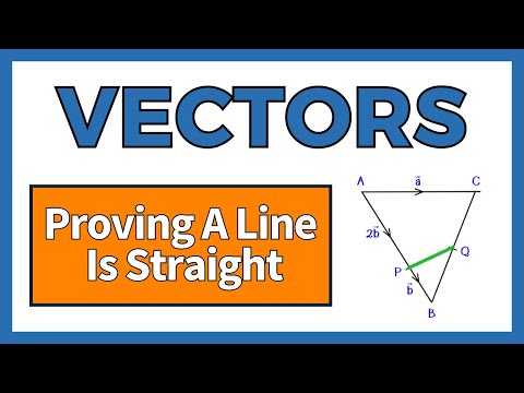 Vectors (Proving A Line Is Straight) | GCSE Maths | The Online Maths Tutor