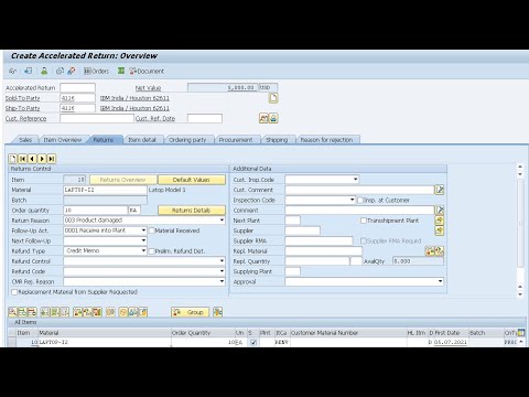 S4 HANA Advanced Returns Management(ARM) in SAP- PART1