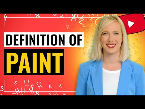 PAINT usage Examples, Meaning and Definition