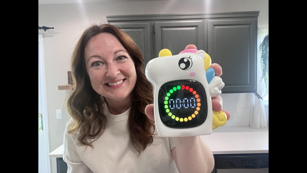 The Kids Timer That Feels Like Magic For ADHD |  Unicorn Visual Timer for Kids, Rechargeable 99:59 D