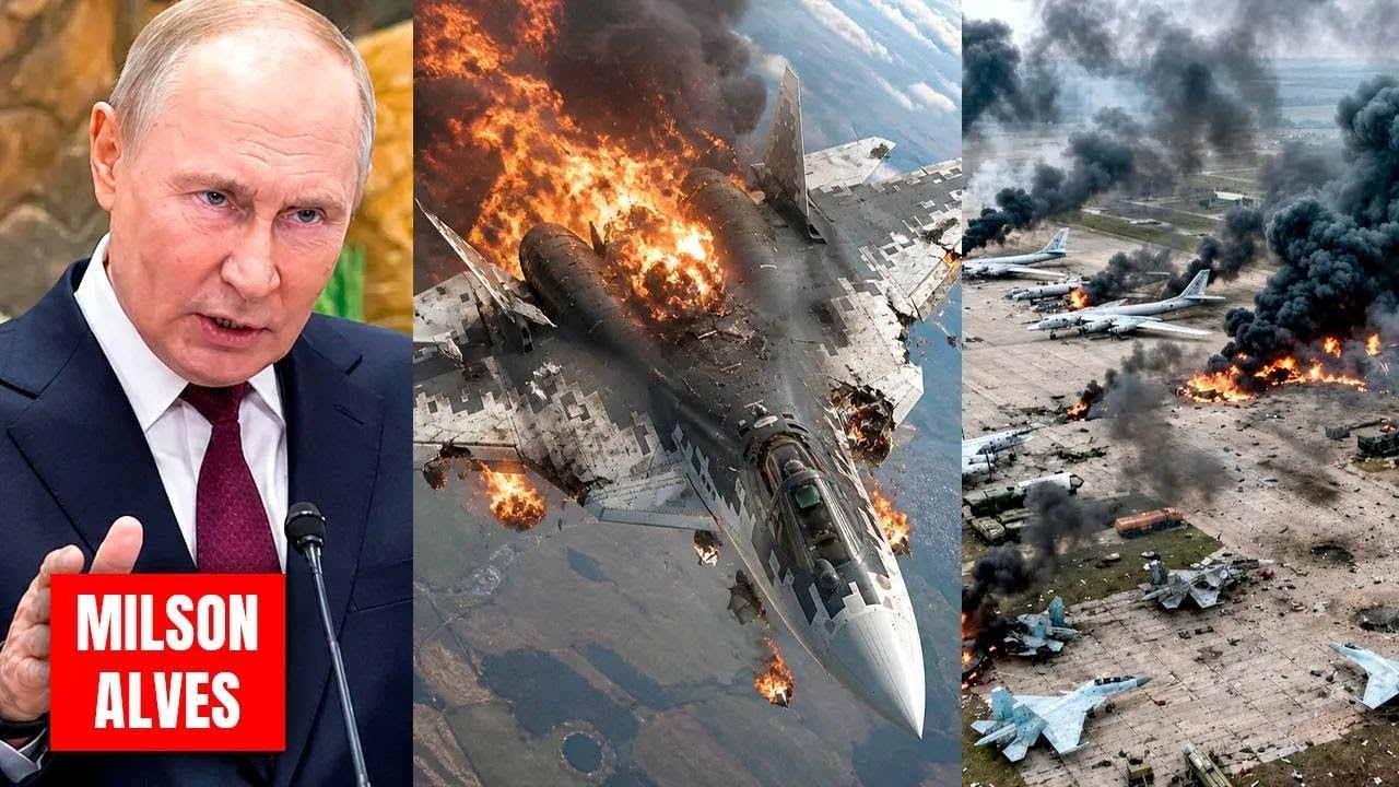 Siste nytt: Russland mister sine beste jagerfly i et brutalt overraskelsesangrep