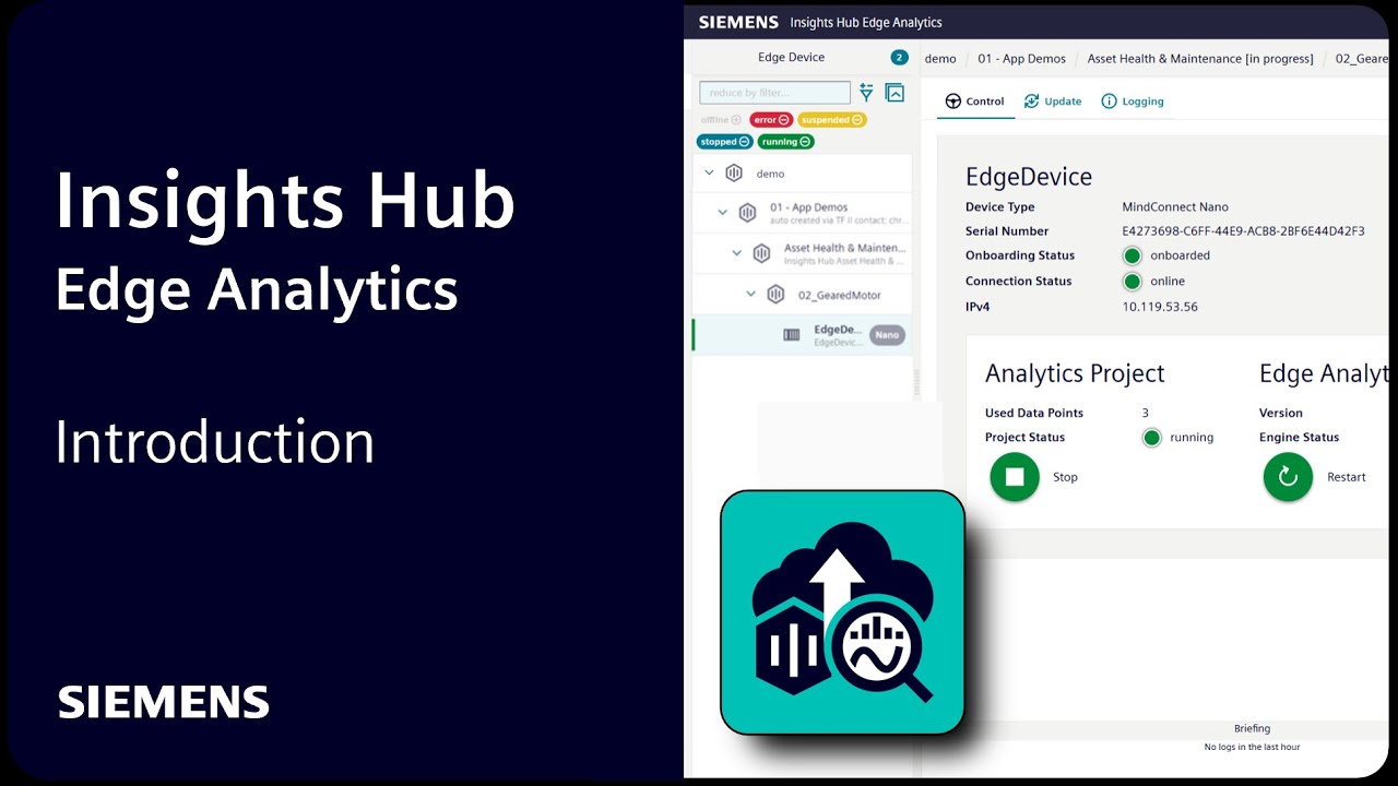Insights Hub Edge Analytics - Introduction