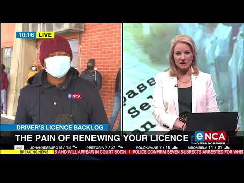 Driver's licence backlog | The pain of renewing your licence