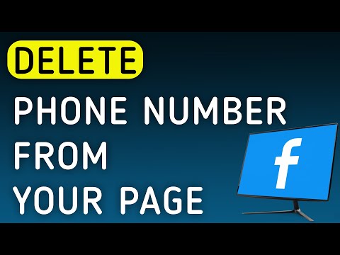 How To Delete Phone Number From Your Page On Facebook On PC (New Update)