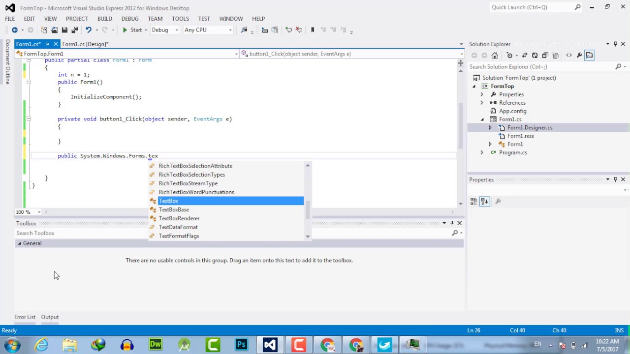 070 - How to create Dynamic Controls in C#