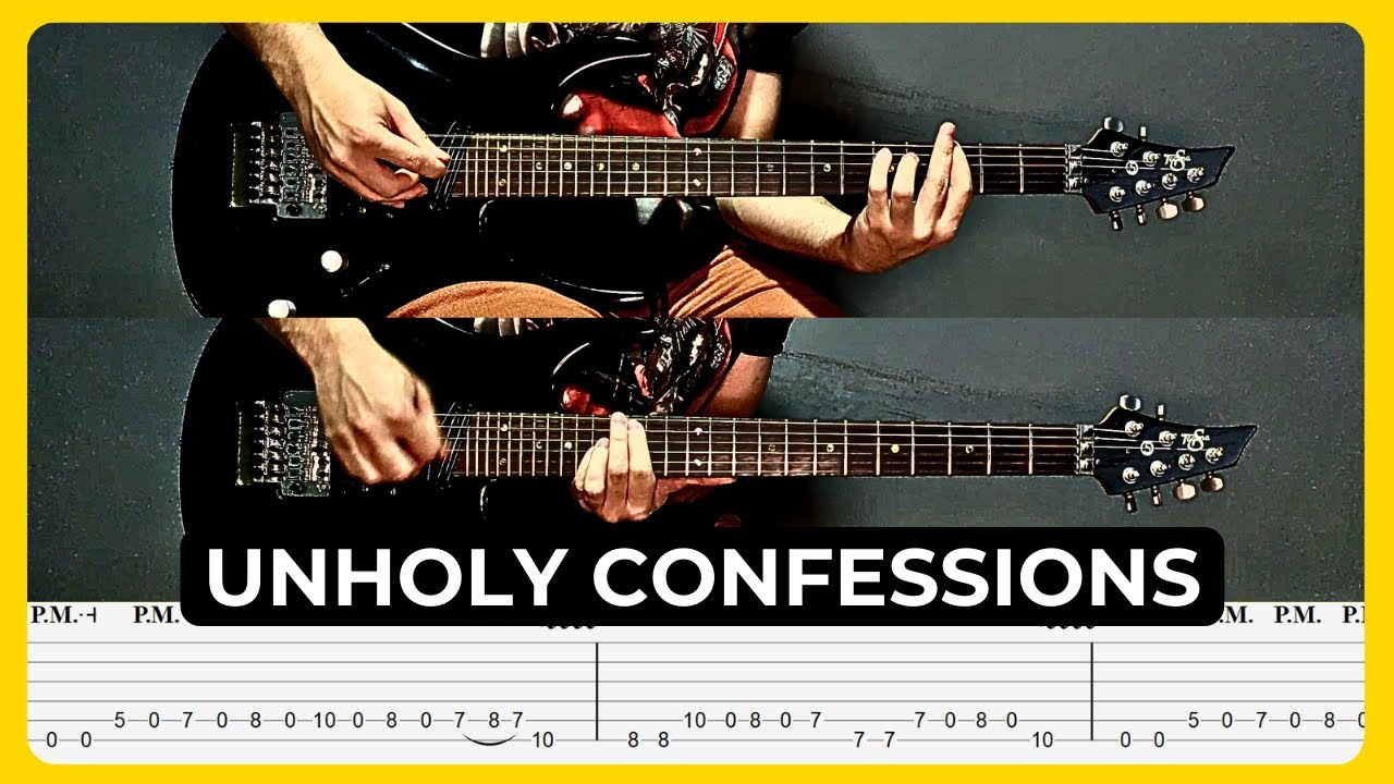 Unholy Confessions - Avenged Sevenfold | Tabs | Guitar Lesson | Cover | Tutorial | All Guitar Parts