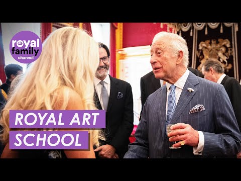 A Royal Canvas: King and Queen Mark Drawing School Milestone