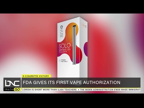 FDA Gives First Authorization for Sale of E-Cigarettes