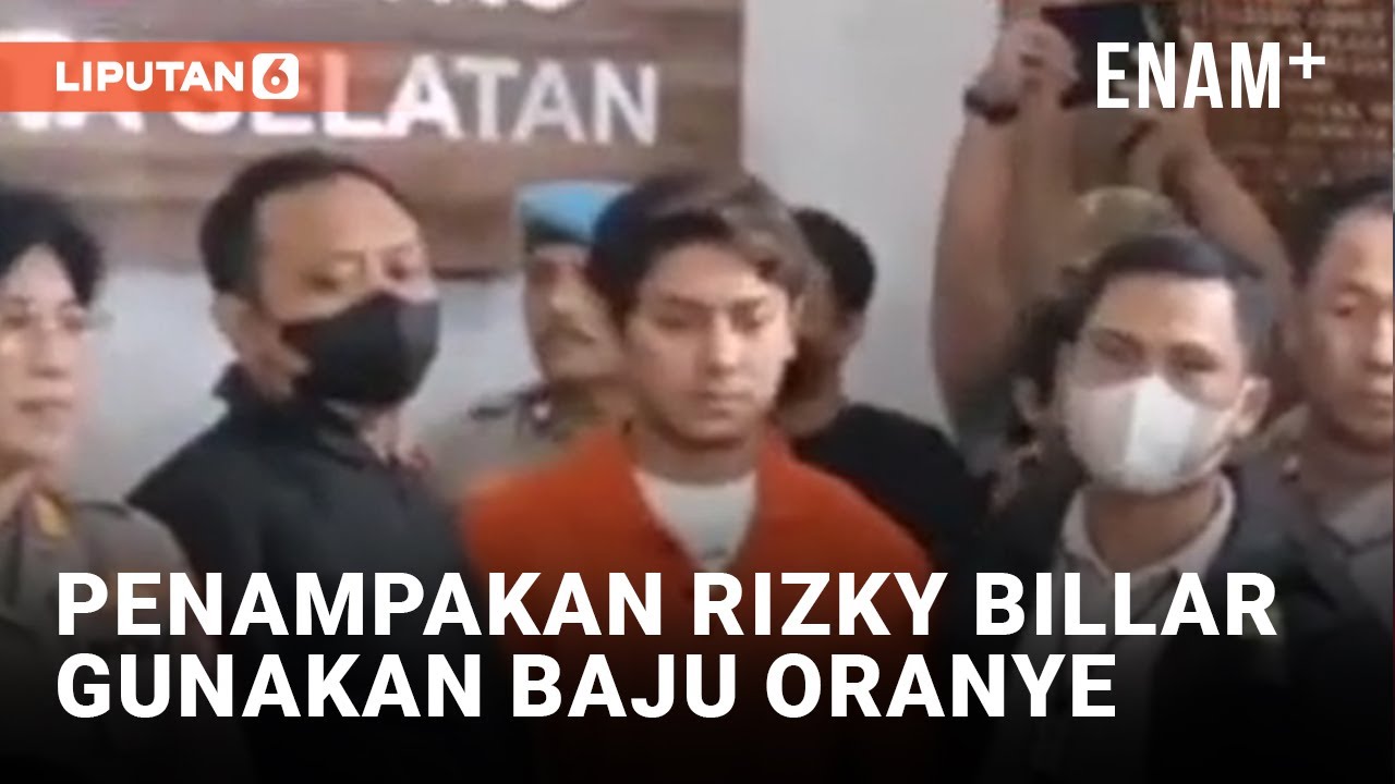 Potret Rizky Billar Kenakan Baju Tahanan | Liputan6