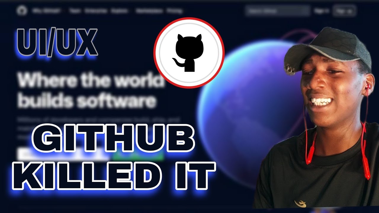 GITHUB LANDING PAGE UI