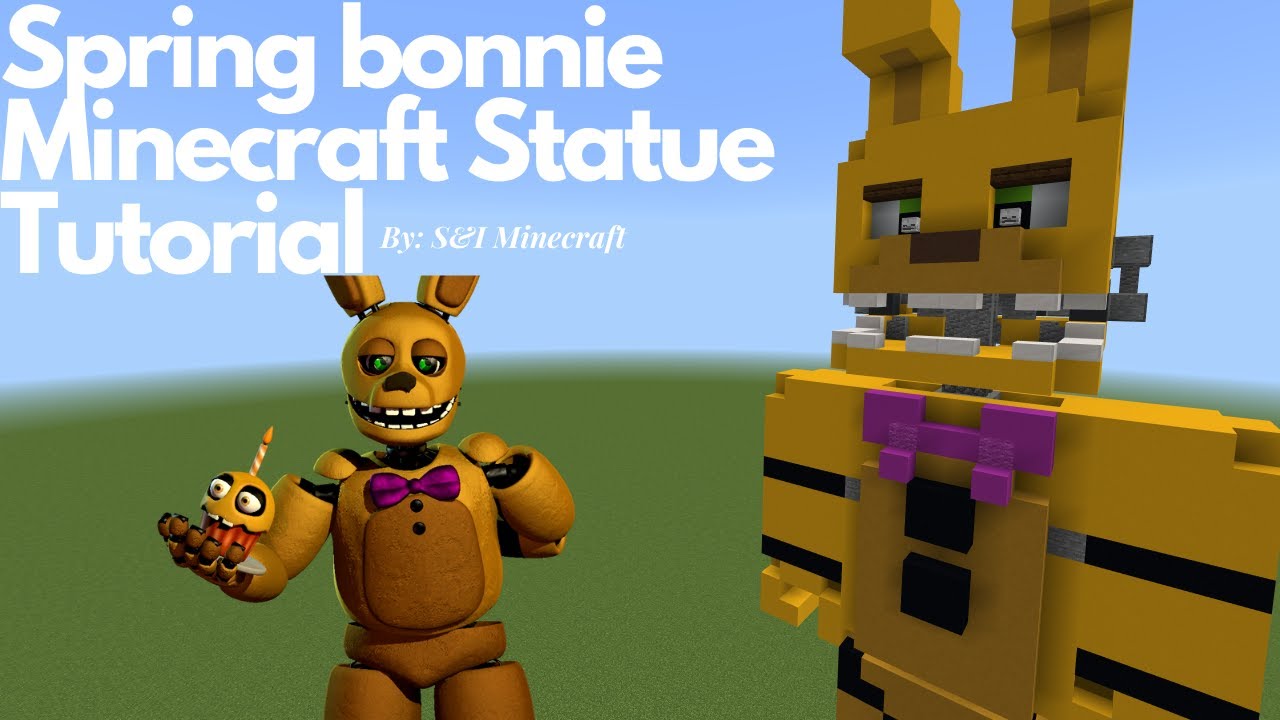Spring Bonnie Minecraft Statue Tutorial (FNaF)
