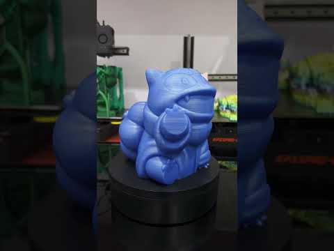 Pokemon Bulbasaur Printed on the Kingroon KP3S Pro 3D Priner