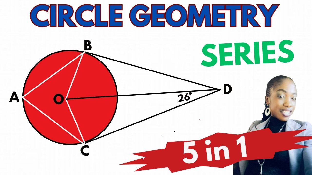 How To Solve Circle Geometry Problems | 5 in 1 | Find Missing Angles? #circlegeometry #geometry