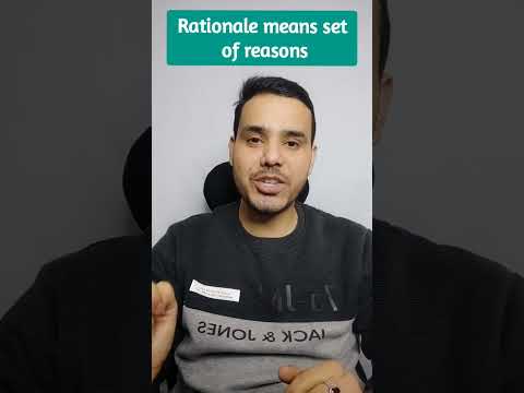 Unlocking the Mystery of Rational and Rationale: Which One is Right? #shortvideo #dailyuseenglish