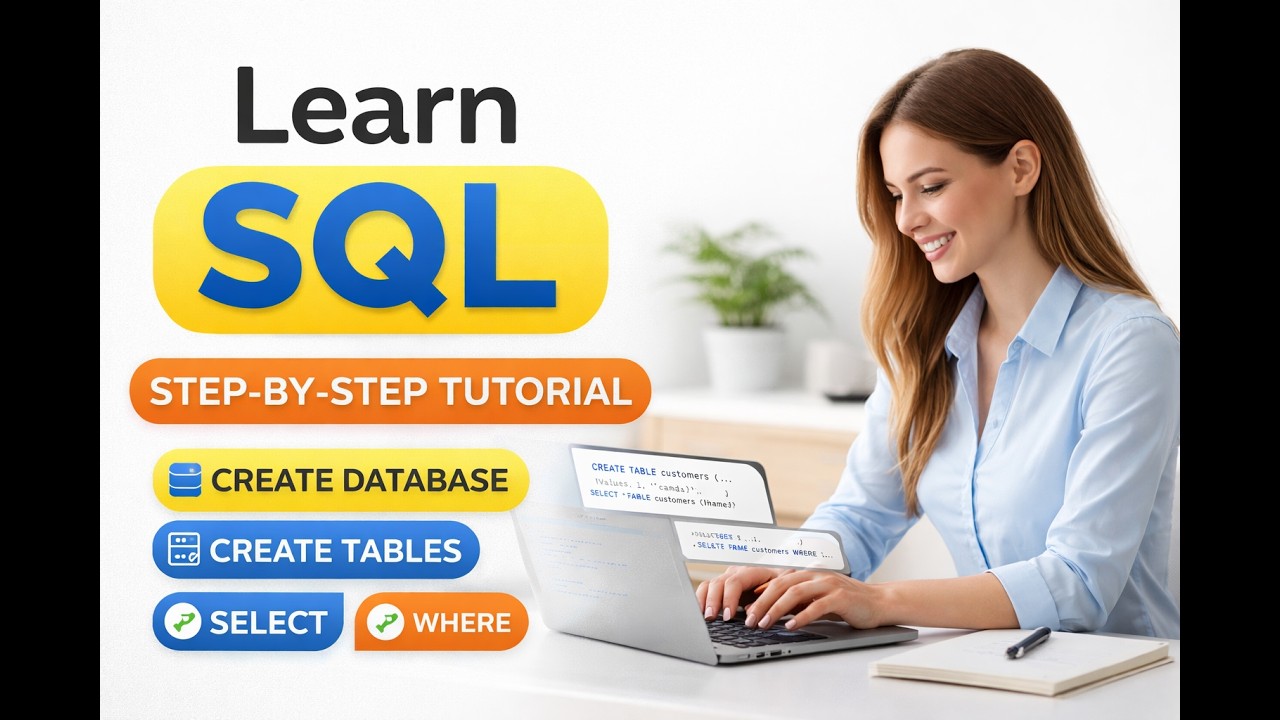 SQL for BA | Step-by-Step Query Writing & Execution | Create Database, Tables, SELECT & WHERE