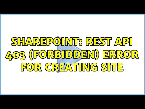 Sharepoint: REST api 403 (Forbidden) error for creating site