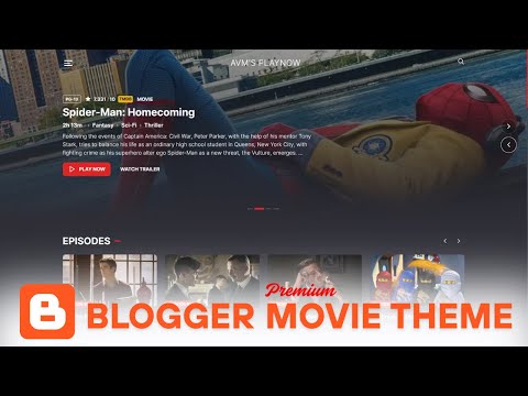 Blogger Movie Play | Blogger Movie Streaming | Blogger movie Theme | blogger moive Template
