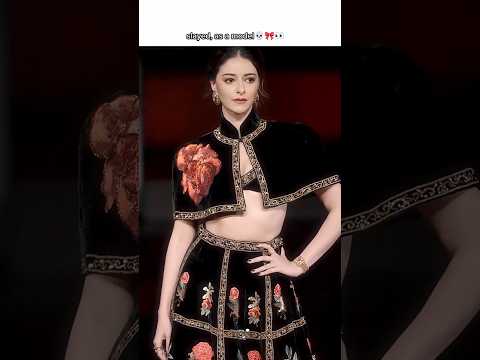 Ananya pandey slayed as a model 💀👀🤌.#ananyapandeymodeling #bollywoodactress #viralvideo