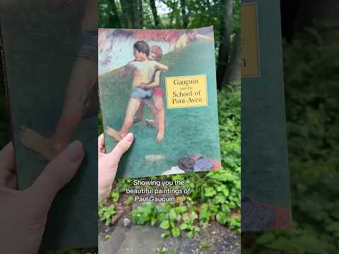 Showing you an amazing book of Paul Gauguin paintings 🎨 #PaulGauguin #Gauguin #postimpressionism