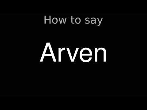 How to Pronounce correctly Arven (Movie)